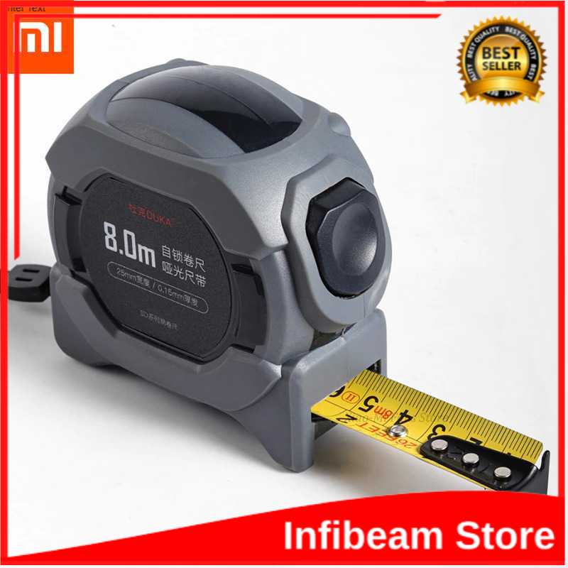 Jual DUKA Roll Meteran Retractable Ruler Precision Steel 8M - SD ATAU ...