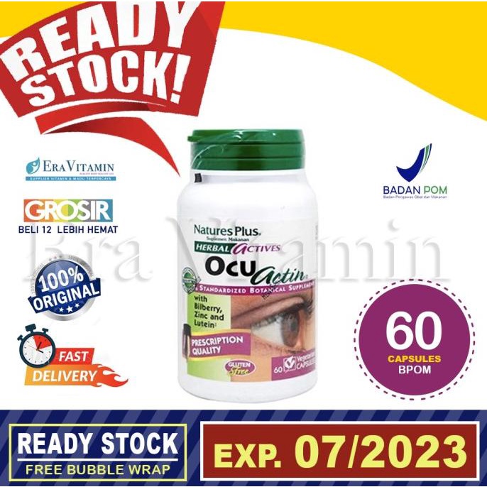 Jual PROMO!!! Natures Plus Ocu Actin (60 capsules) | Shopee Indonesia