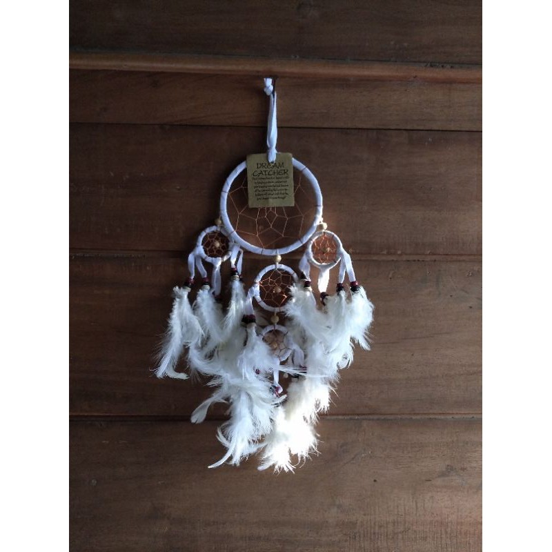 Jual DREAMCATCHER MINI 10CM ATAU MACRAME KECIL MINI WARNA PUTIH ...