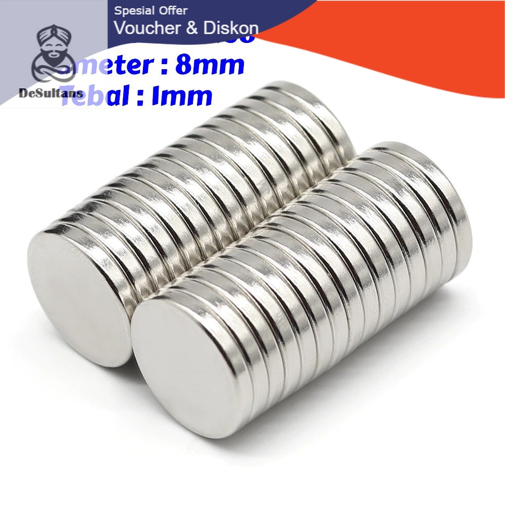 Jual MAGNET 5x2mm NEODYMIUN RONG BULAT UNTUK FURNITURE | Shopee Indonesia