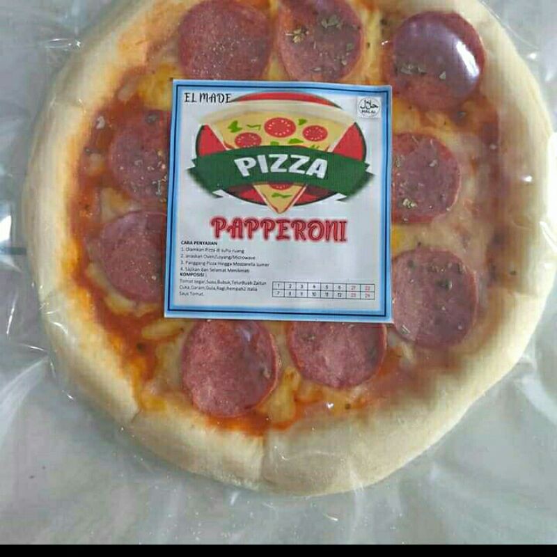 Jual pizza paparoni mozarela frozen | Shopee Indonesia