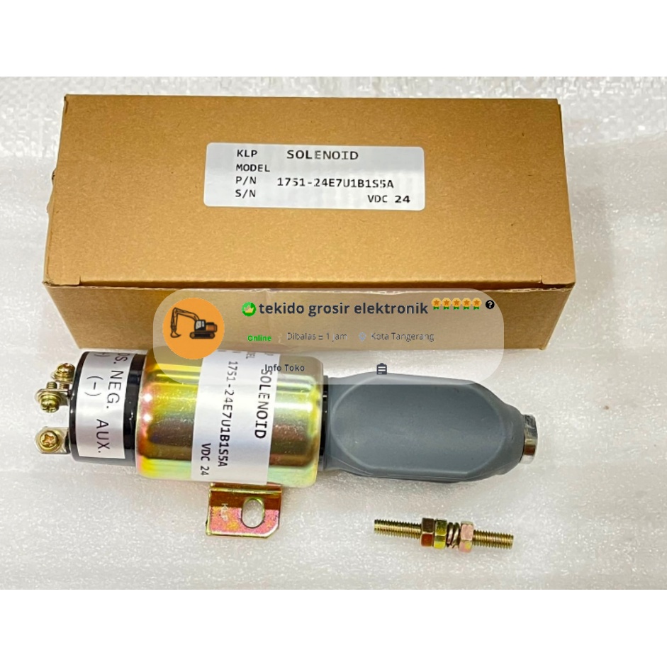 Jual Selenoid Engine Stop PC75 600-815-7550 Komatsu PC75 PC 78 | Shopee Indonesia