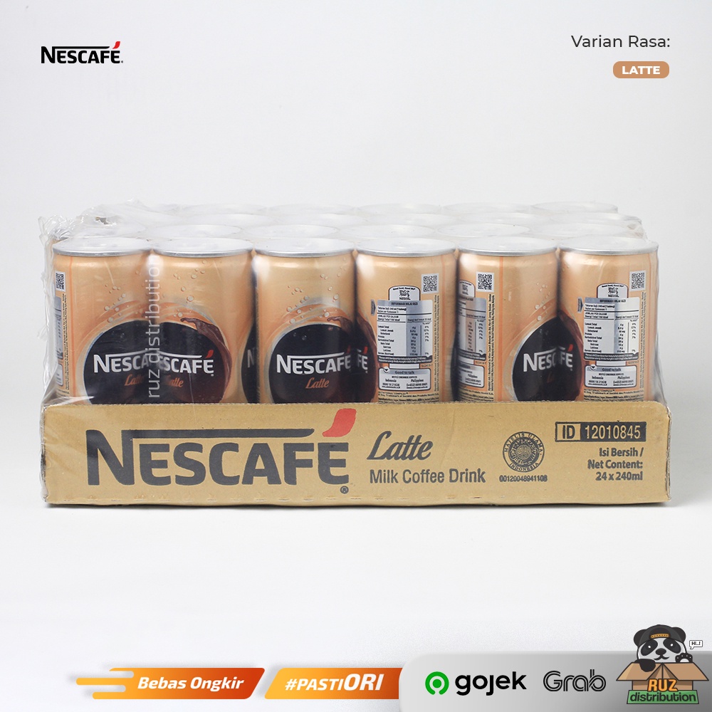 Jual NESCAFE Can 240ml 1 Karton 24Pcs - Nescafe 240 ml 1 Dus | Shopee ...