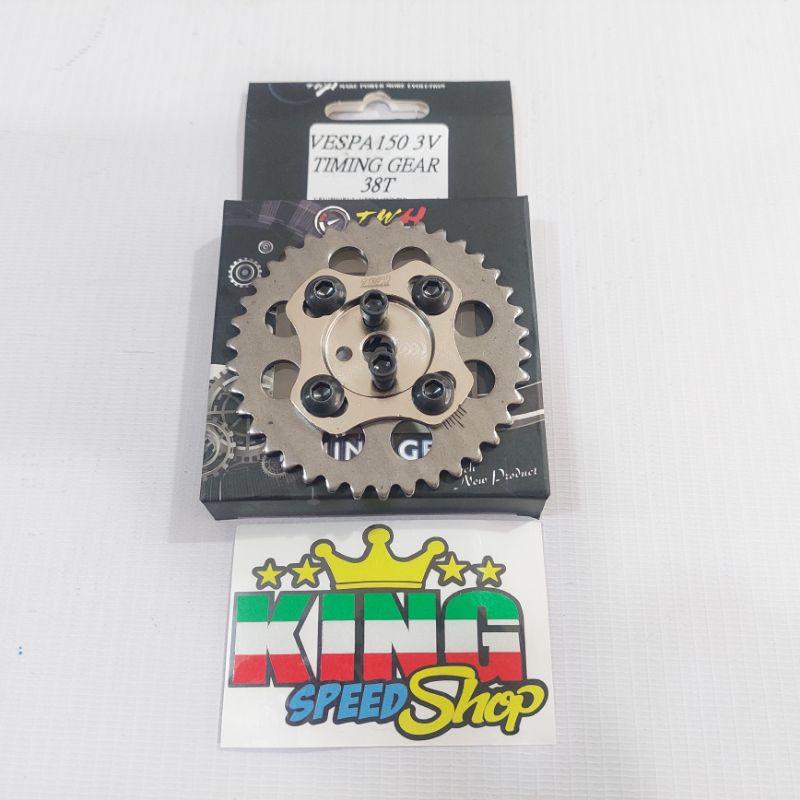 Jual GIGI SENTRIK /TIMING MERAK TWH BUAT MOTOR VESPA PIAGGIO 3V 150CC | Shopee Indonesia