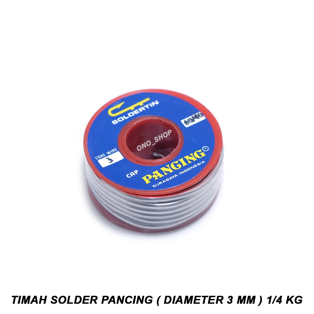 Jual Timah Solder Pancing ( Diameter 3 mm ) 1/4 KG | Shopee Indonesia