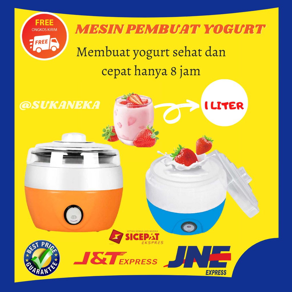 Jual Mesin Alat Pembuat Yogurt Yoghurt Maker Electric Machine 1 Liter ...