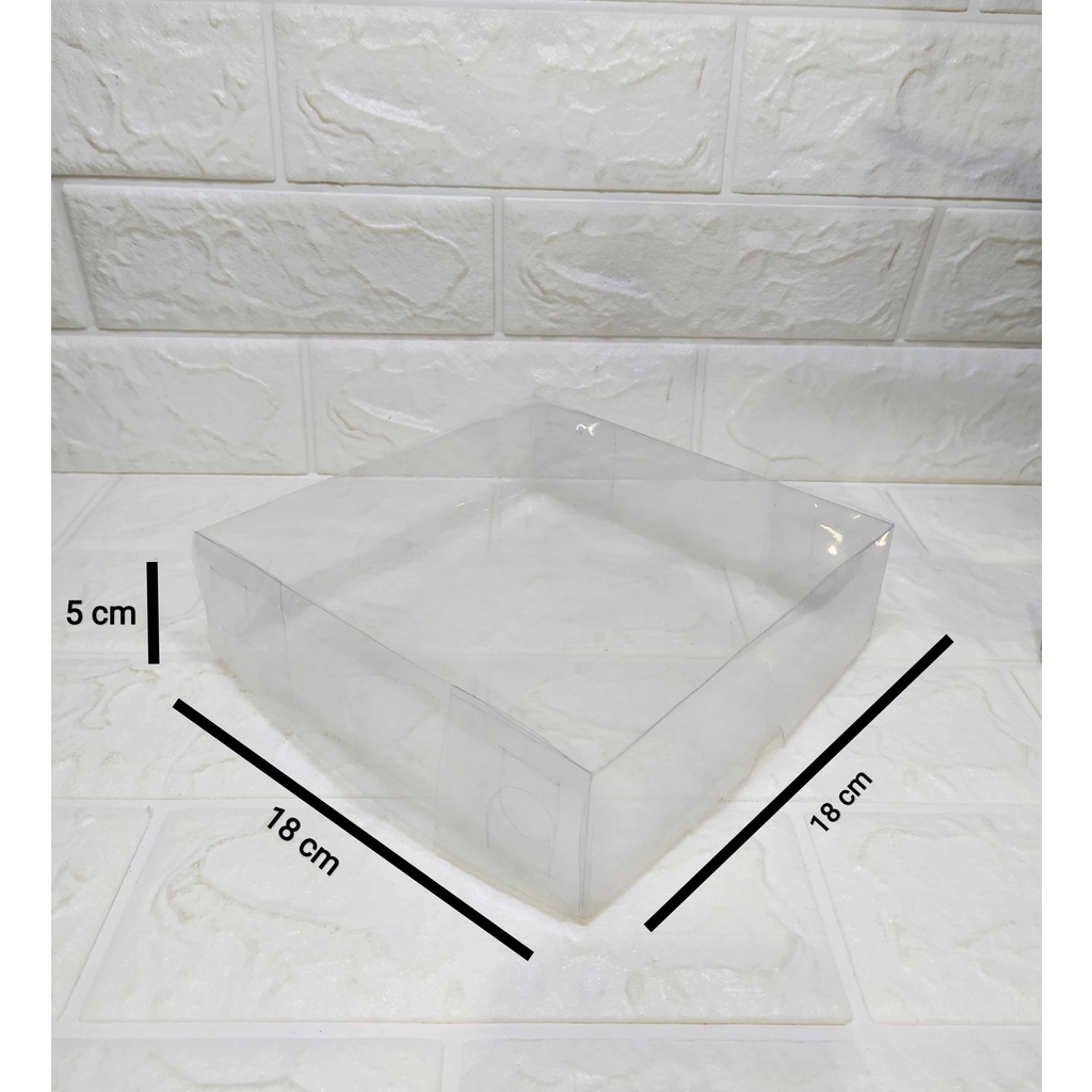 Jual Kotak Mika BOX TUTUP Uk. 18 x 18 x 5 - Kotak Mika Souvenir ...