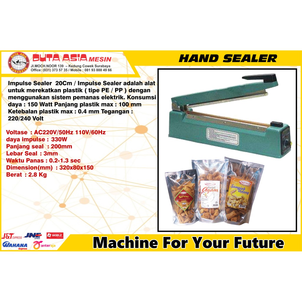 Jual MESIN HAND SEALER 20 CM | Shopee Indonesia