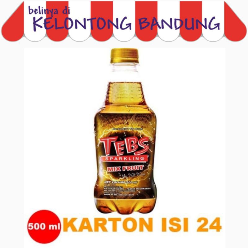 Jual Tebs Botol 500 ml Tea Sparkling Soda Teh Botol Pet dus box karton ...