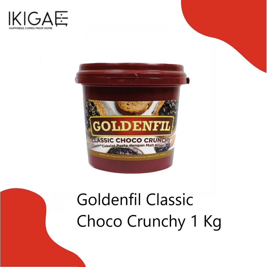 Jual GOLDENFIL CHOCO SPREAD / CRUNCHY/ SELAI COKLAT 1 KG | Shopee Indonesia