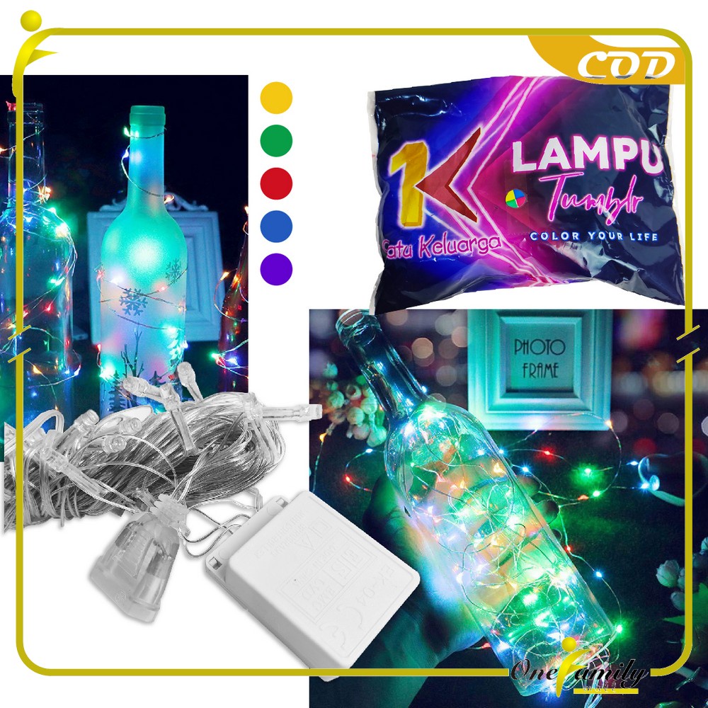 Jual ONE-C17 C199 Lampu Tumblr Light Led 10 Mtr OPP 100 LED 50 LED ...