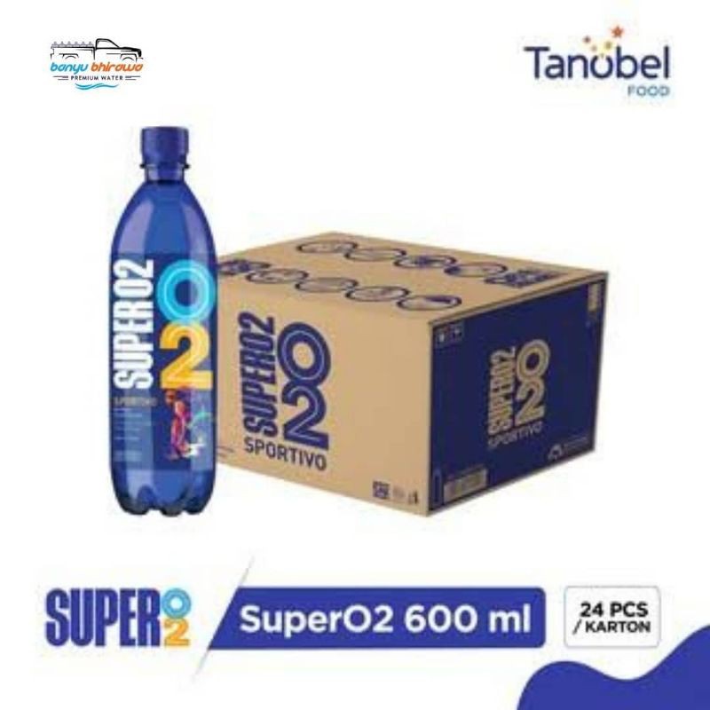 Jual Air Oksigen Super O2 Sportivo 600 ml x 24 botol | Shopee Indonesia