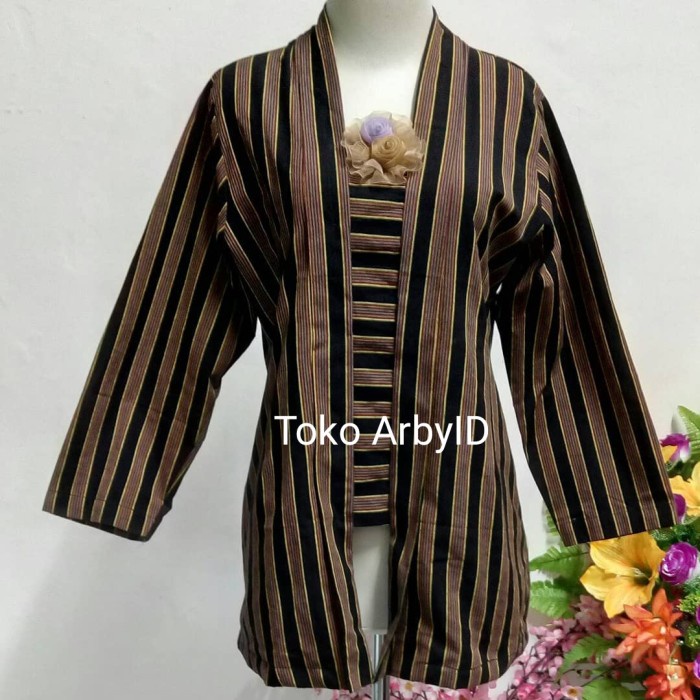 Jual WBS Kebaya lurik wanita khas Jawa / baju kebaya wanita/ pakaian adat Jawa - Kebaya, S ...
