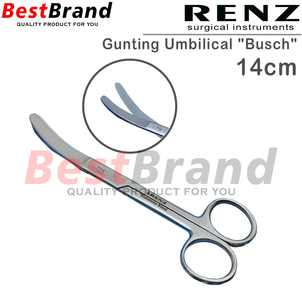 Jual RENZ Gunting Umbilical Tali Pusar Pusat Busch 14cm | Shopee Indonesia