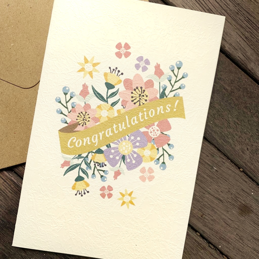 Jual Kartu Ucapan Selamat & Amplop Congratulation Greeting Card 1029 ...