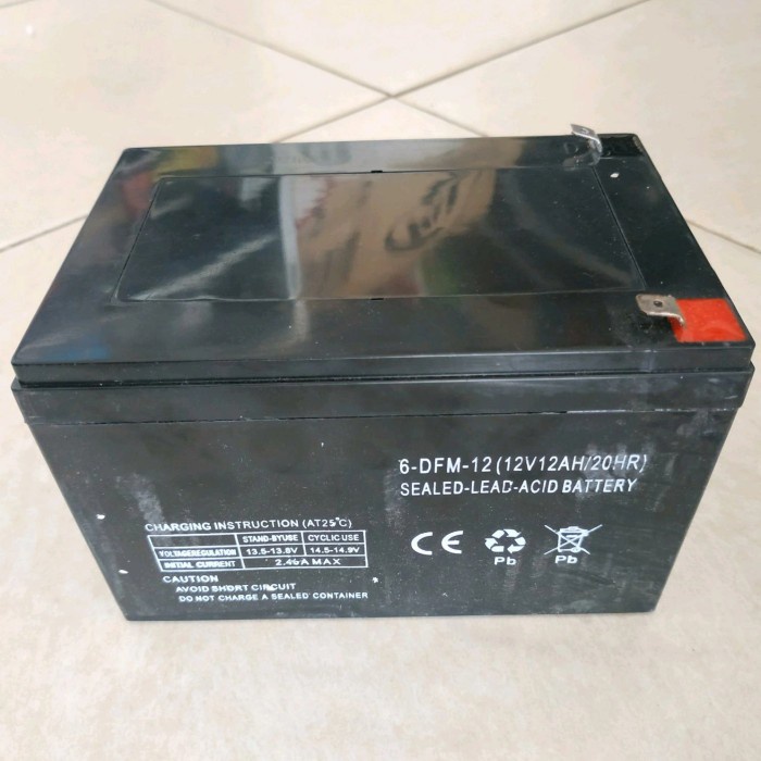 Jual Aki-Accu-Battery-Baterai-Sprayer-Sepeda-Mobil-Motor-Listrik-12V-12AH | Shopee Indonesia