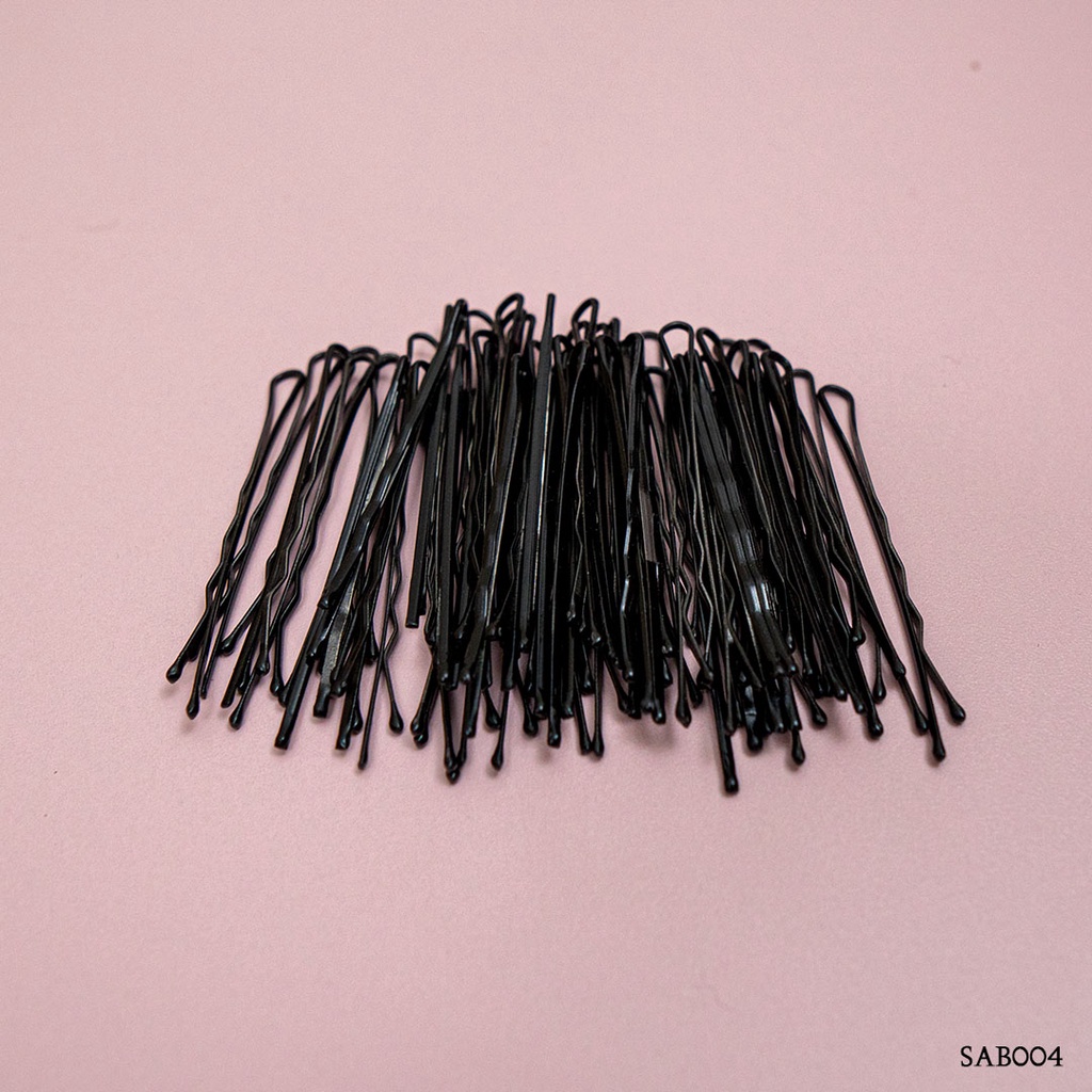 Jual Bobby Pin Jepit Lidi Hitam Aksesoris Rambut Wanita Sab004 | Shopee ...