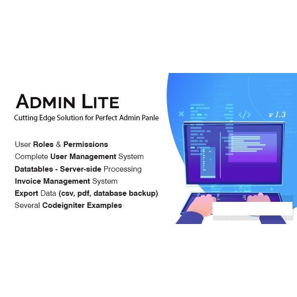 Jual Code Admin Lite v2.1 - PHP Admin Panel + User Management Bisa ...