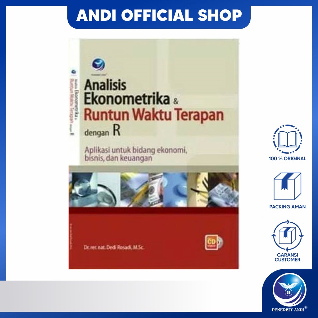 Jual Penerbit Andi - Analisis Ekonometrika dan Runtun Waktu Terapan Dengan R, Aplikasi Untuk ...