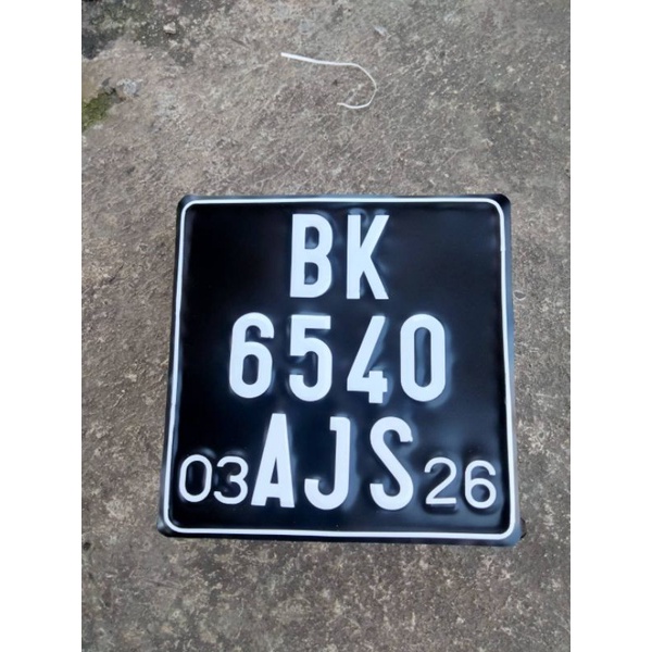 Jual Bikin plat Motor vespa / Plat Motor Custom / Variasi Plat Motor ...