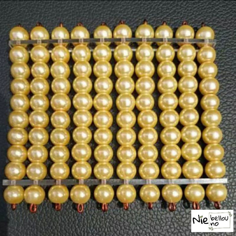 Jual Montessori Golden Beads Ratusan Sekat Acrylic | Hundred | Shopee ...