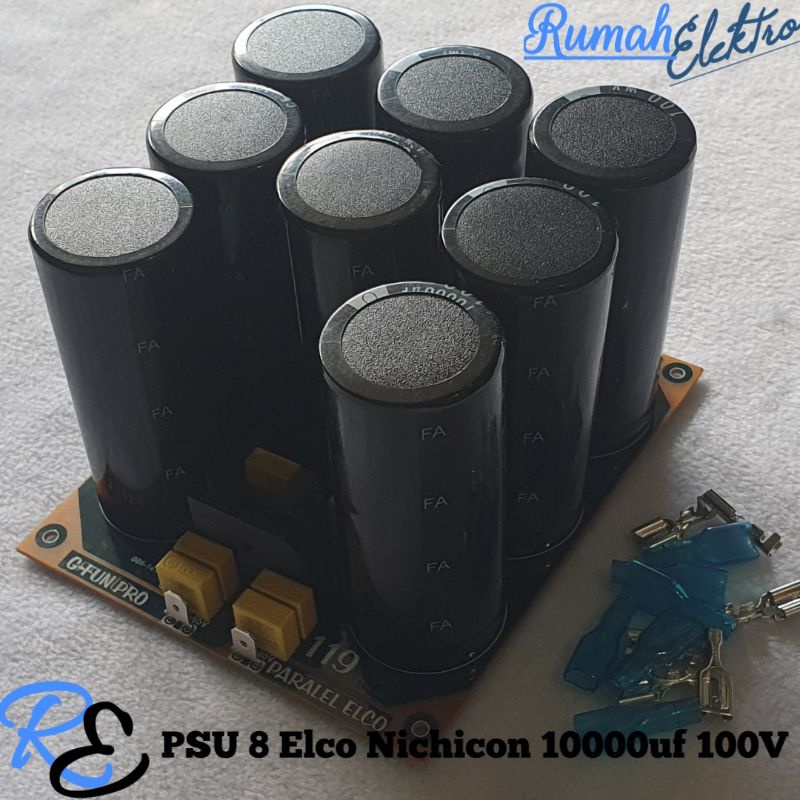 Jual KIT PSU 8 Elco NICHICON 10000uf 100V | Shopee Indonesia