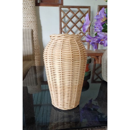 Jual vas bunga rotan model piramid | Shopee Indonesia