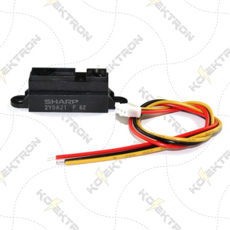 Jual Sharp GP2Y0A21YK0F 2Y0A21 Sensor Analog Jarak Distance 10-80cm ...