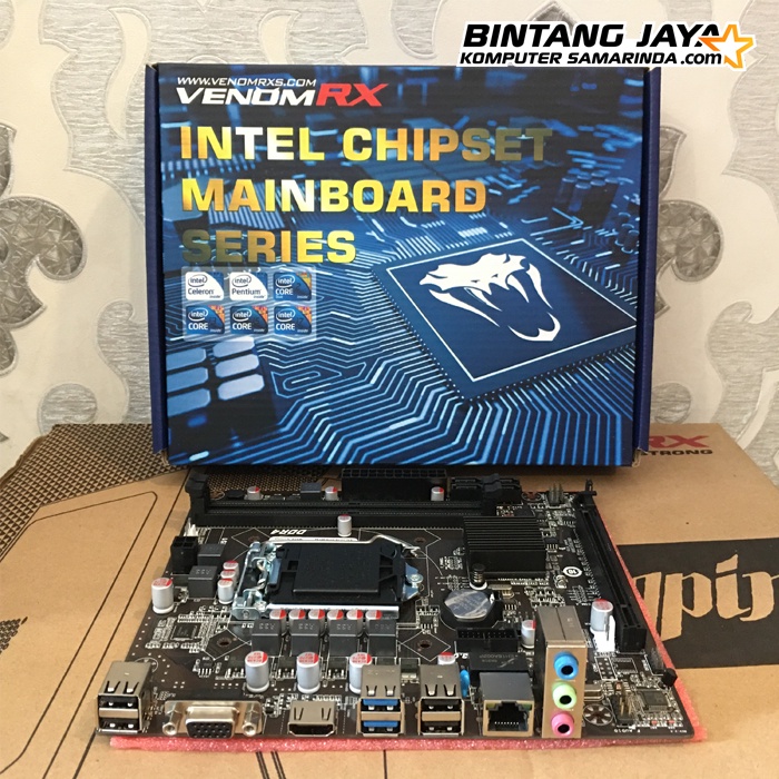 Jual Motherboard / Mainboard VenomRX H110 LGA 1151 DDR4 | Shopee Indonesia