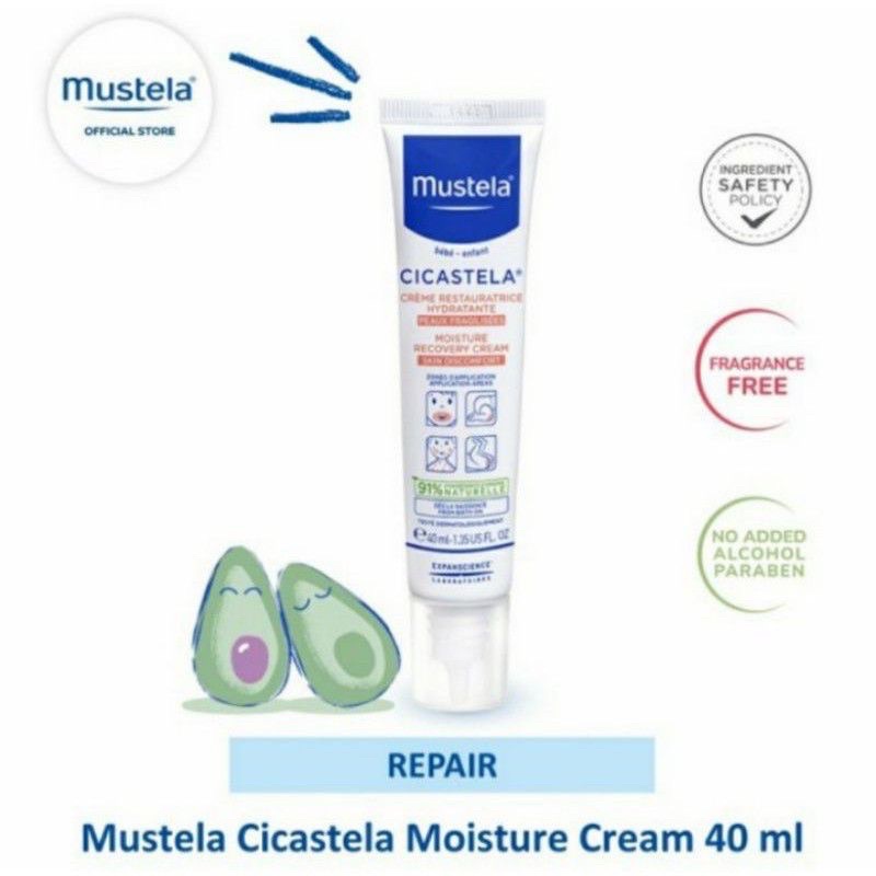 Jual Mustela Cicastela Moisture Cream 40ml 40 ml | Shopee Indonesia