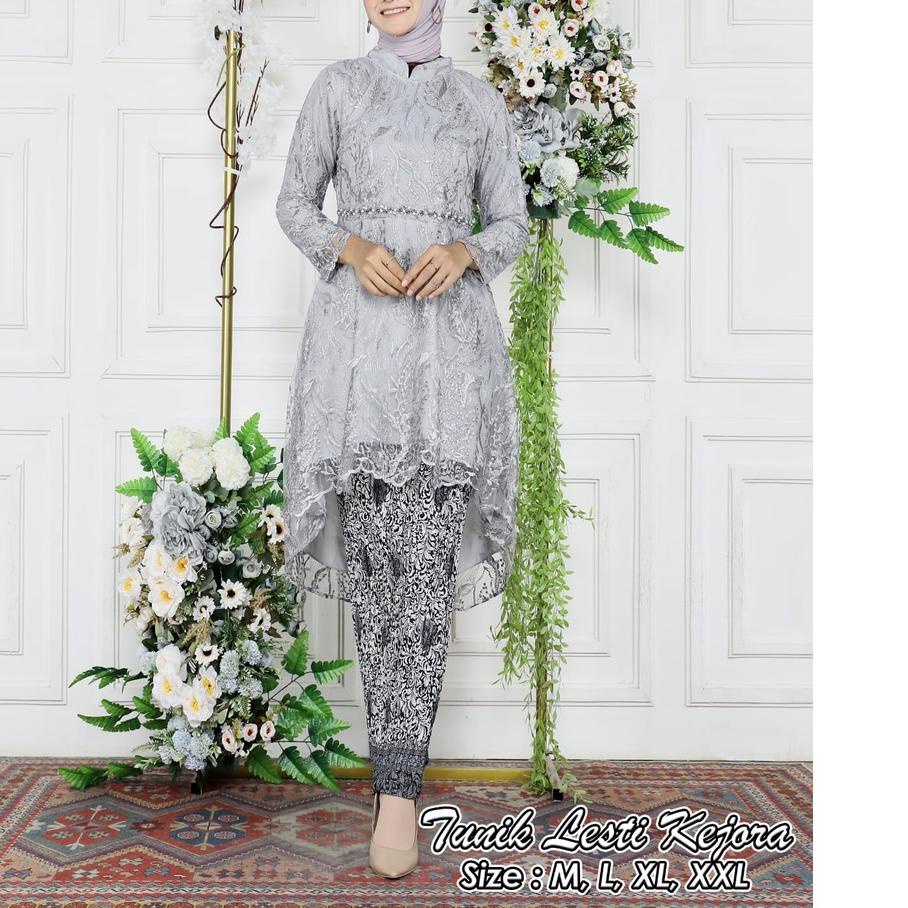 Jual ☂ TERMURAH!!! NEW MODEL KEBAYA TILE BROKAT BORDIR GLITER MUTIARA ...