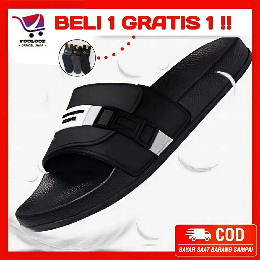 Jual Sandal Selop Pria Karet Distro Original Terbaru Sendal Sedal Sadal ...