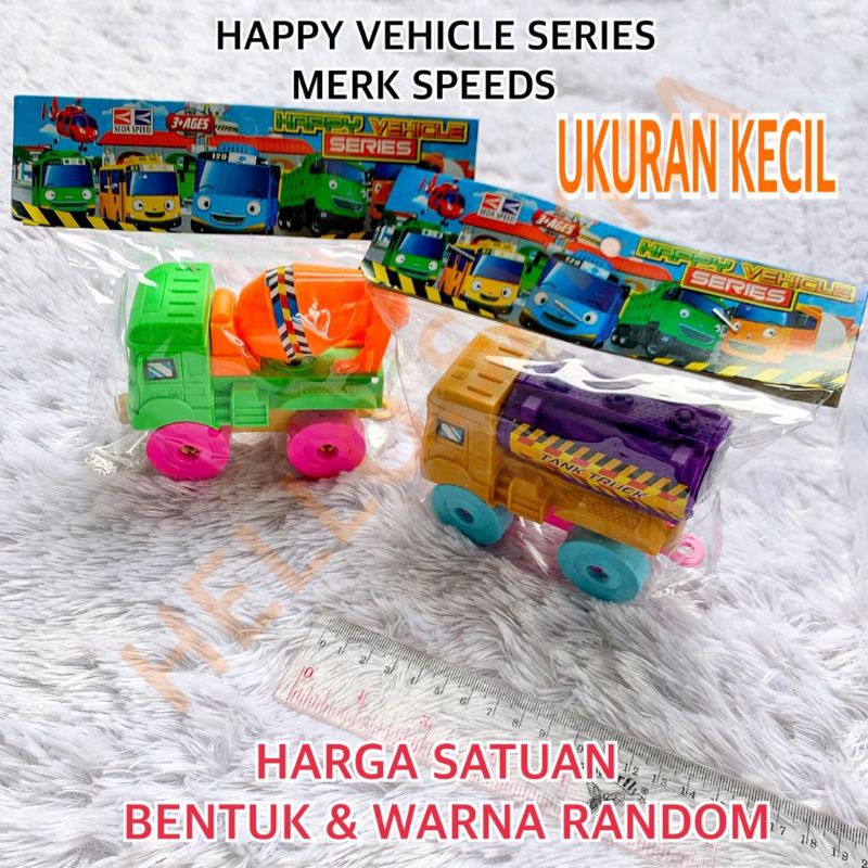 Jual MAINAN HAPPY VEHICLE SERIES MERK SPEED SPEEDS TRUK TRUCK BANGUNAN ...