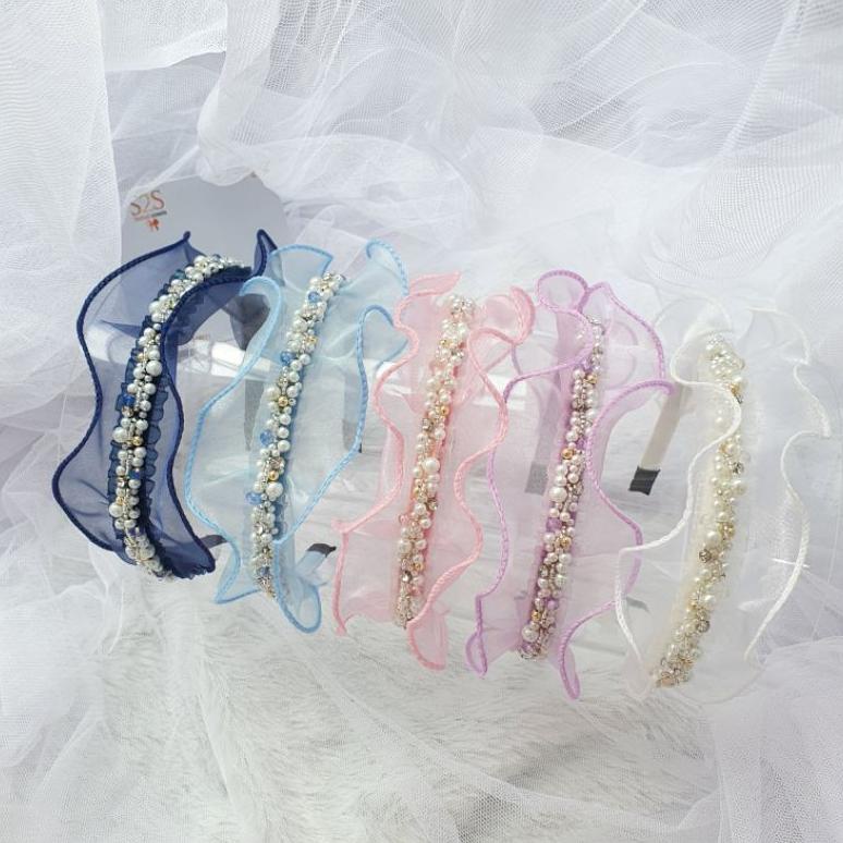 Jual S2S Pearly Ruffle - Bando Ruffle Fashion Bando Bayi Hingga Dewasa ...