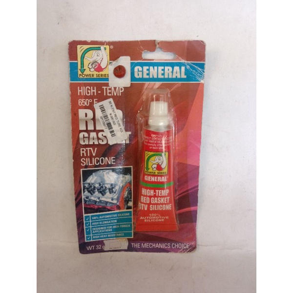 Jual Lem Auto Sealent Merah 32Gram/Lem Odol/General Red Gasket/Lem ...