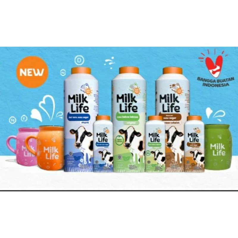 Jual Susu MILK LIFE Fresh Milk 1lt - Grab/Gojek only - Min 1 dus (12pcs ...