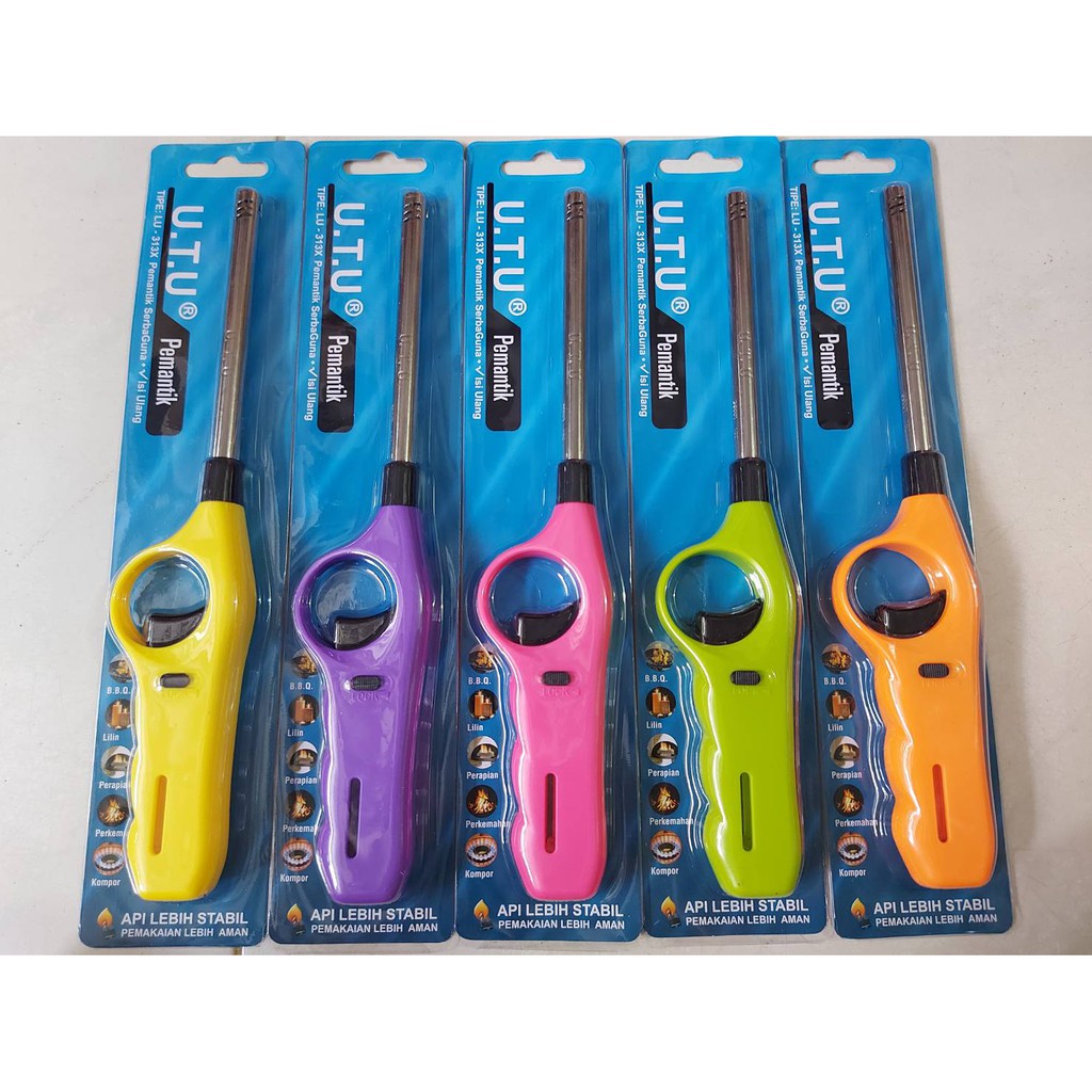 Jual Pemantik Api Tembak/ Korek Api Gas/ Mancis Tembak Merek U.T.U Gas ...