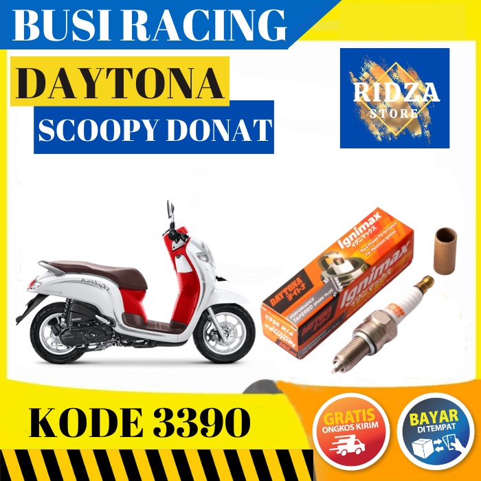 Jual BUSI RACING DAYTONA ORIGINAL HONDA SCOOPY ESP DONAT IRIDIUM 3390 | Shopee Indonesia