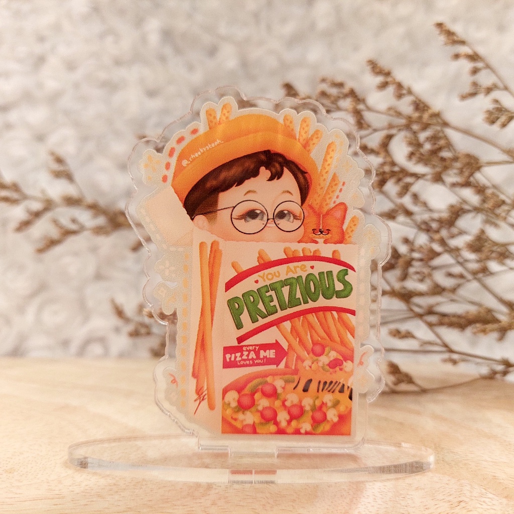 Jual Standee hiasan meja karakter lucu Momo and Mochi Pretzious ...