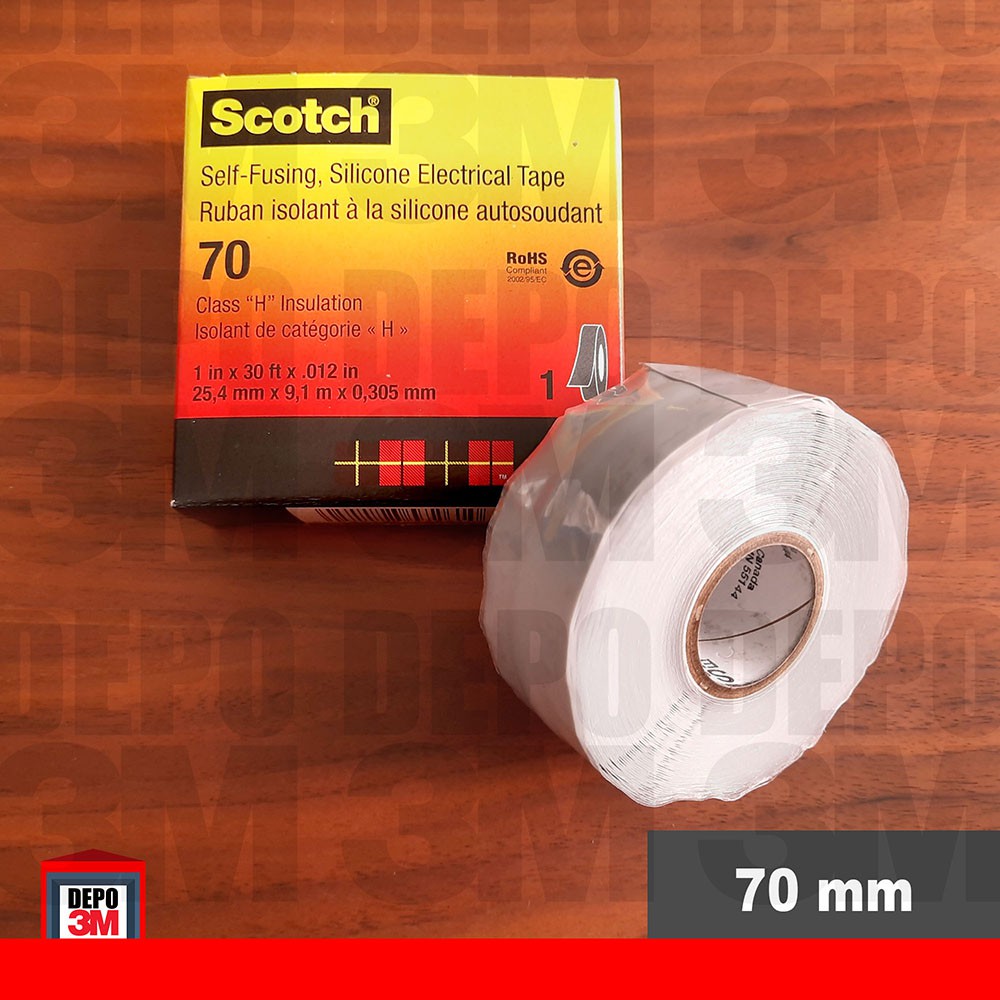 Jual 3M Scotch 70 Silicone Electrical Tape ORIGINAL | Shopee Indonesia
