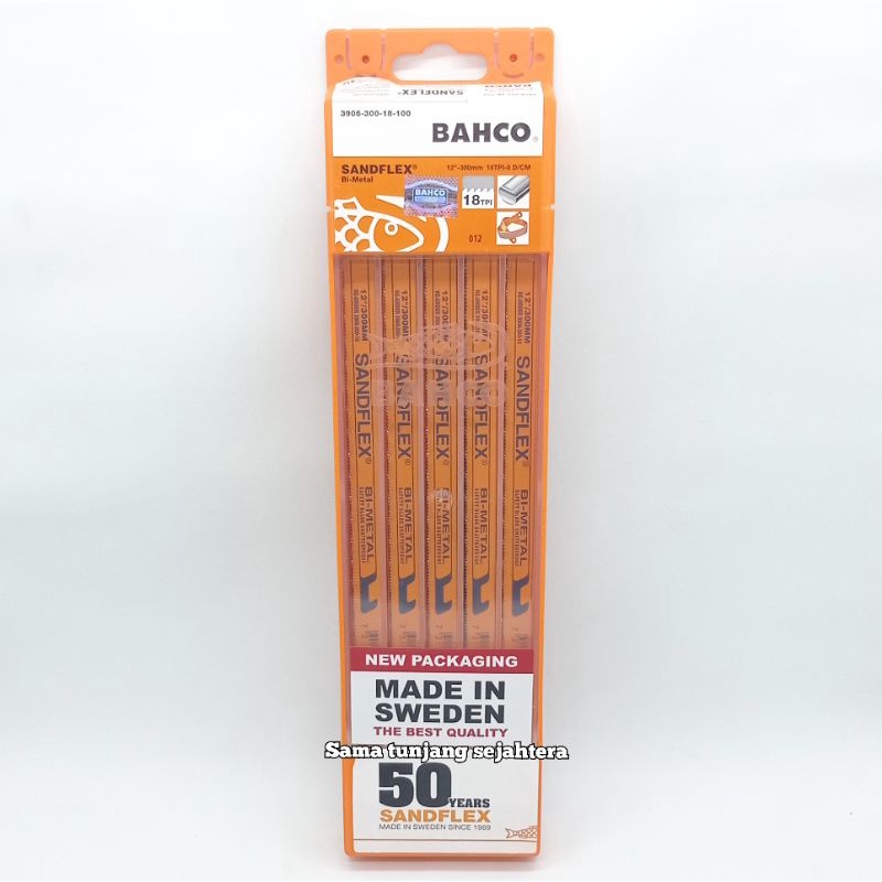 Jual SANDFLEX GERGAJI TANGAN 12" P18 / MATA GERGAJI BESI SANDVIK 12 ...