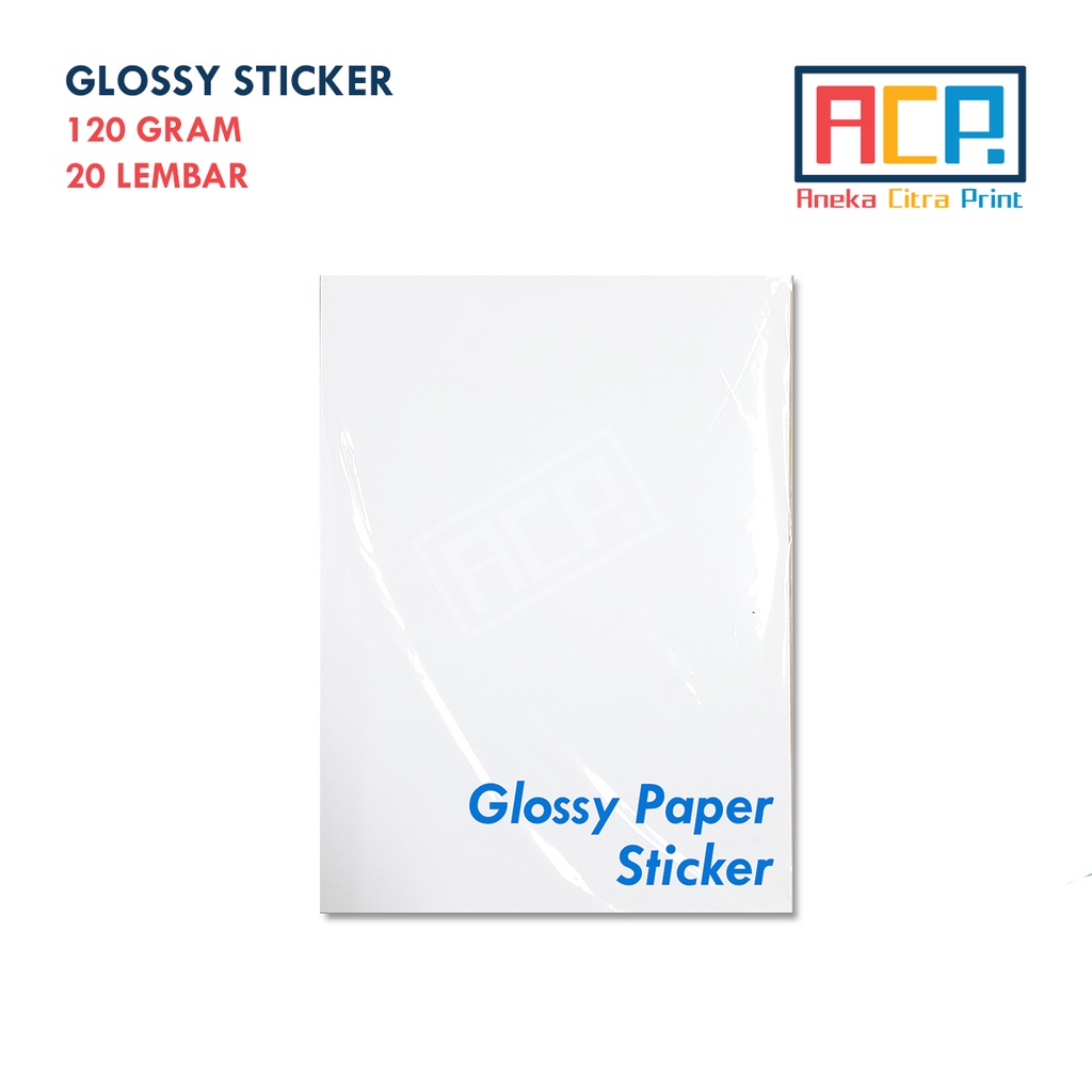 Jual Kertas Foto Stiker / Glossy Photo Paper Sticker - 20 Lembar ...