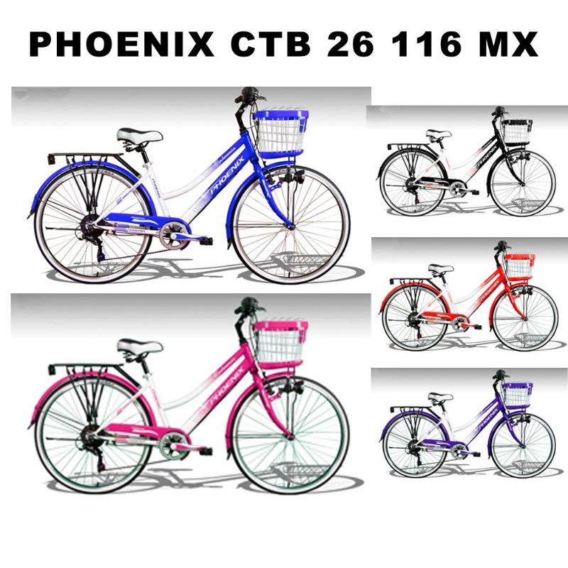 Jual SEPEDA PEREMPUAN MINI CTB 26 INCH PHOENIX 116 / 116 MX OPERAN ...