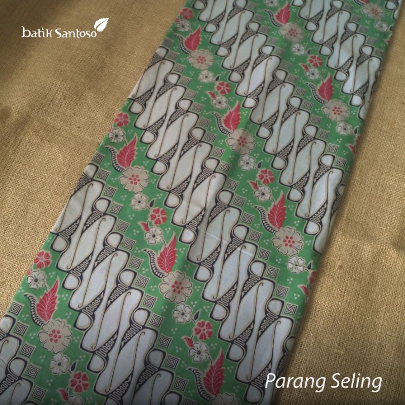 Jual Batik Santoso Parang Seling Kembang - Kain Batik Lawasan Colet ...