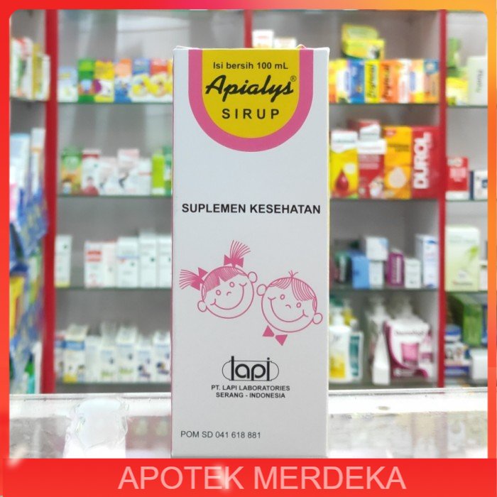 Jual Apialys Syrup 100 Ml / Apialis Sirup 100ml / Apyalis Vitamin Anak ...