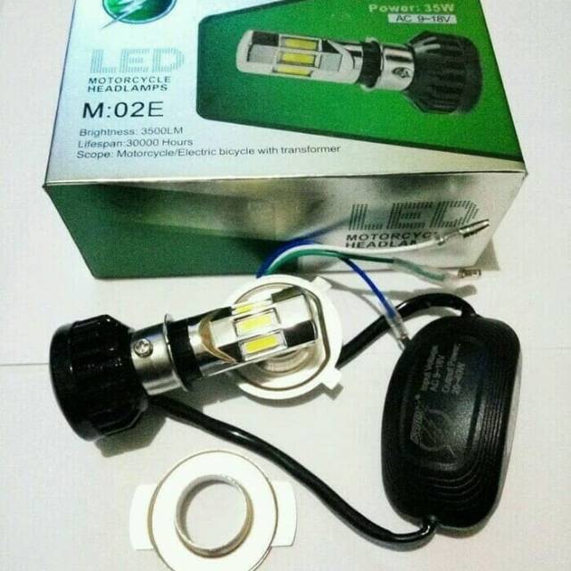 Jual Lampu LED 6 SISI MEREK RTD AC & DC UNTUK MOTOR MATIC DAN BEBEK | Shopee Indonesia