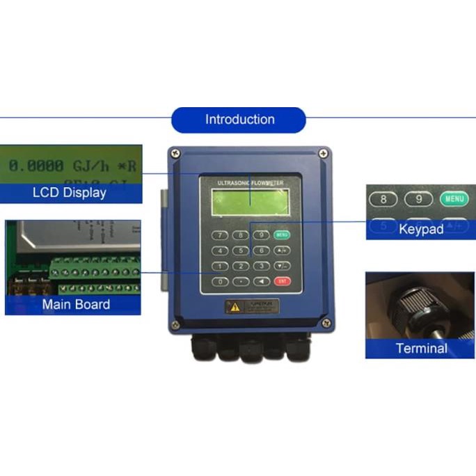 Jual Flow Meter Tuf2000B Ultrasonic Liquid Tester Flowmeter Tuf-2000B ...