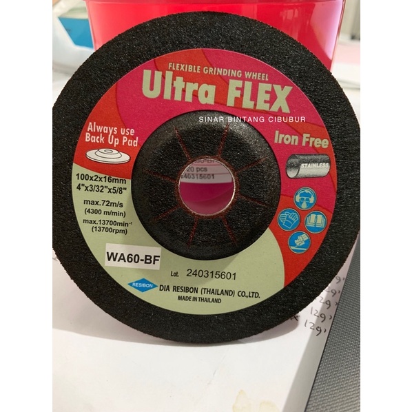 Jual Ultraflex WA 60 / Batu Gerinda Poles Stainless | Shopee Indonesia