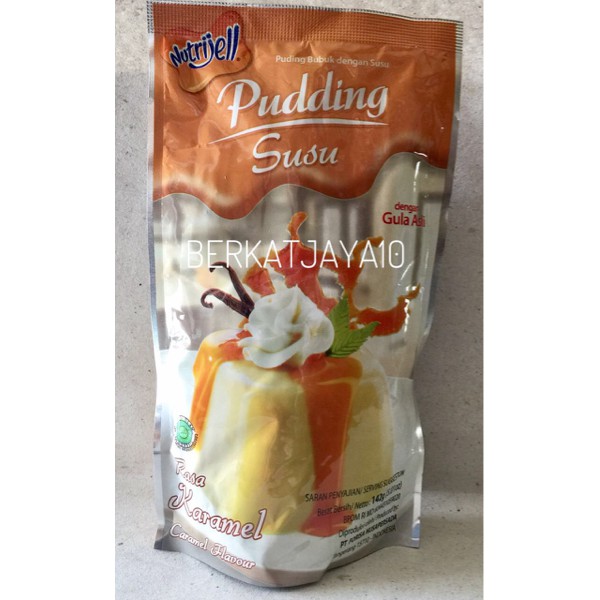 Jual Nutrijell Pudding Susu rasa Karamel puding nutrijel bubuk instant ...