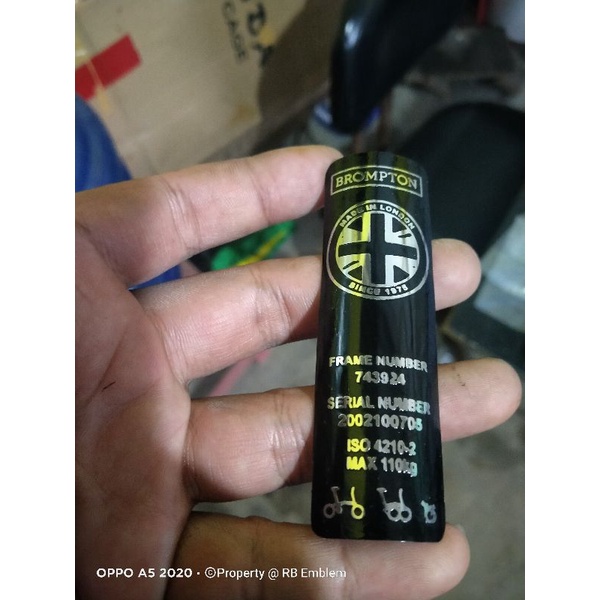 Jual emblem sepeda brompton frame | Shopee Indonesia